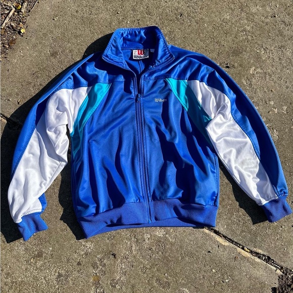 Wilson | Jackets & Coats | Vintage Wilson Fullzip Track Jacket | Poshmark